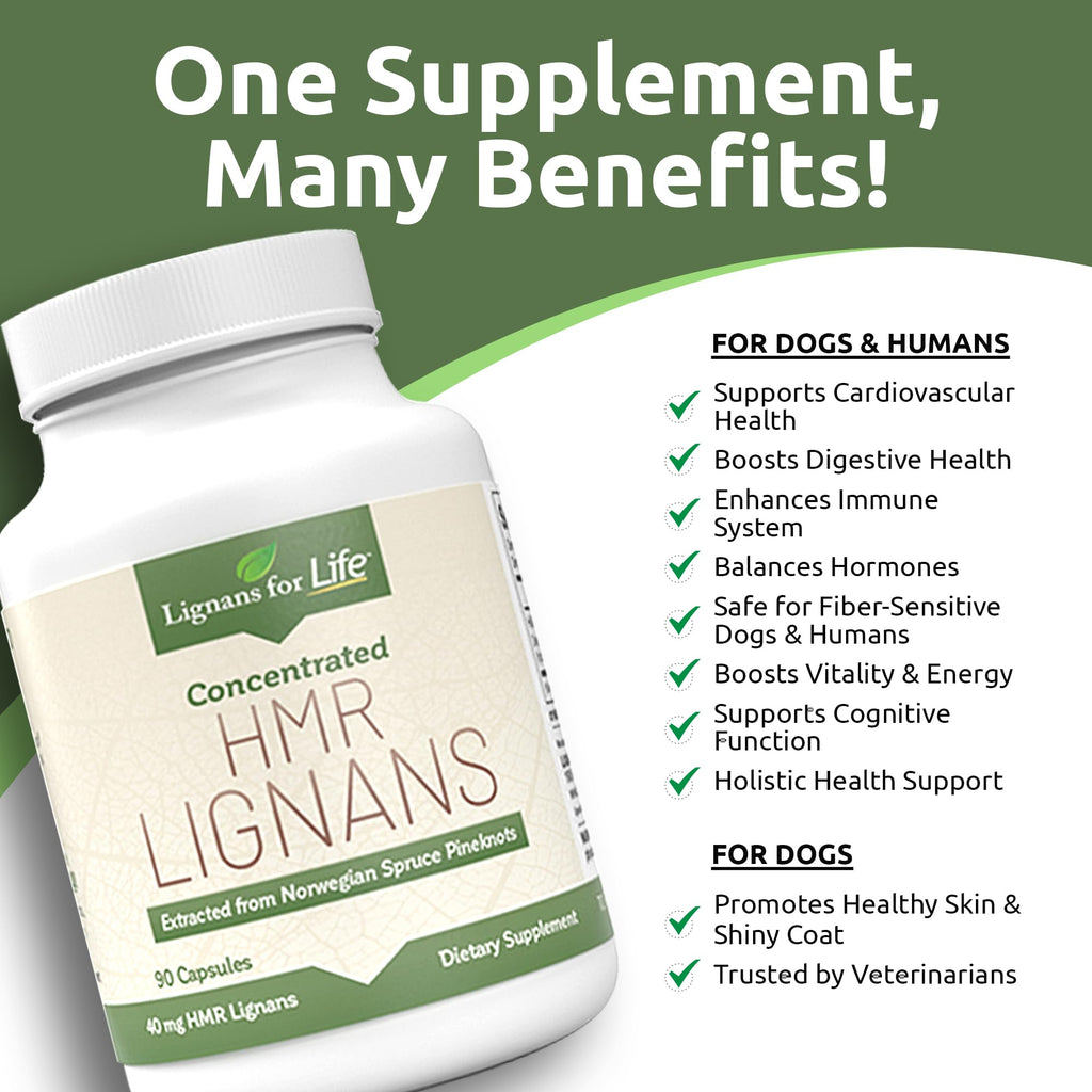HMR lignans for dog vitality