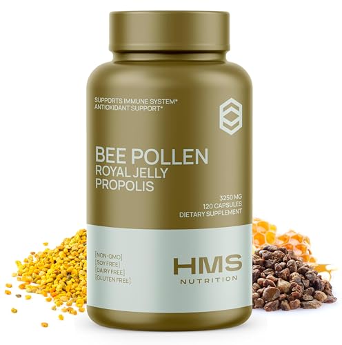 HMS Nutrition bee pollen capsules