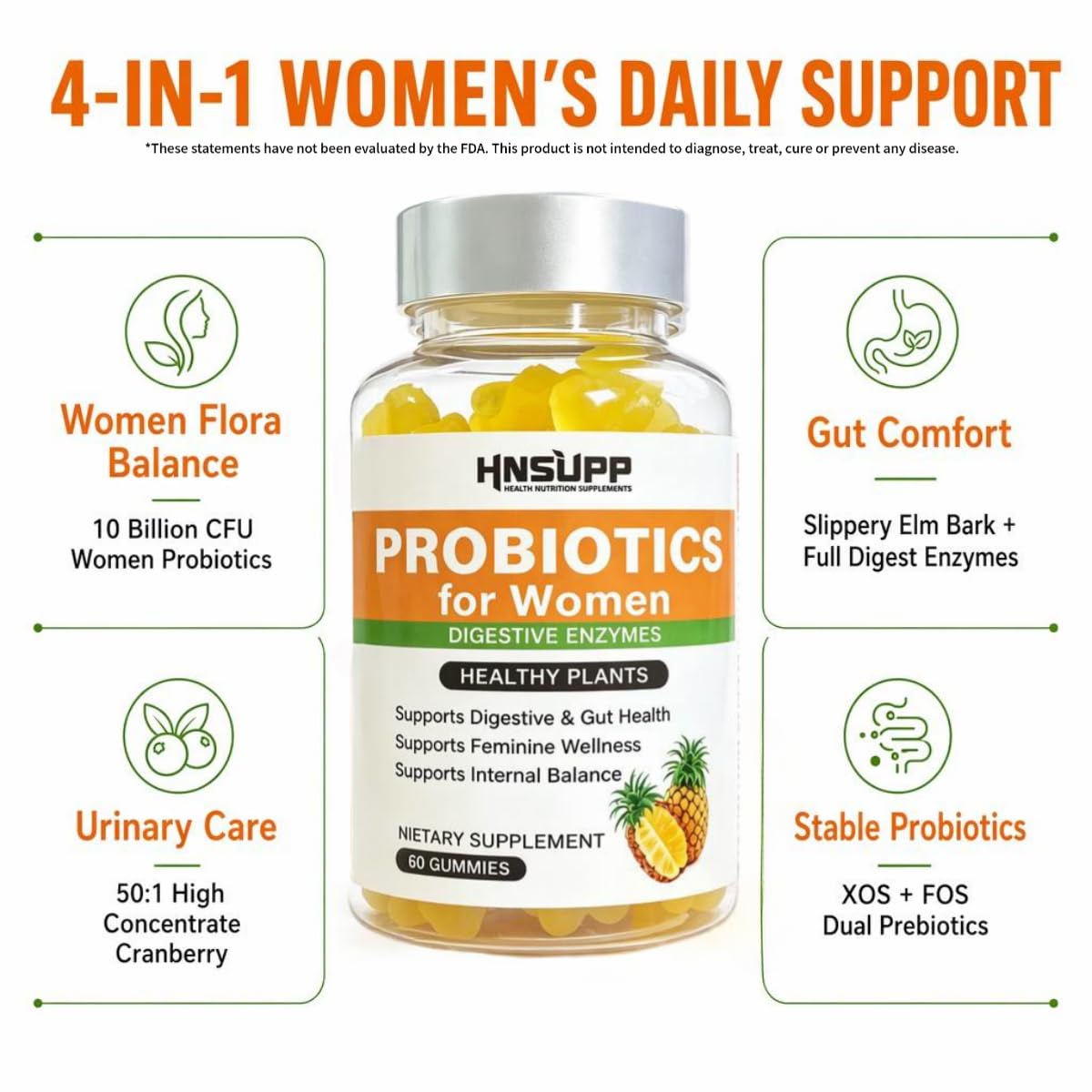 HNSUPP vaginal complex probiotic benefits