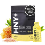 HNY+ Buzz organic honey energy gel