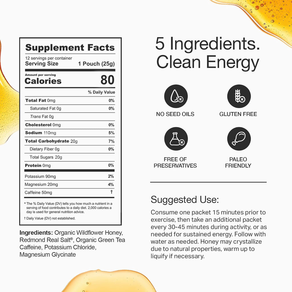 HNY+ energy gel for performance