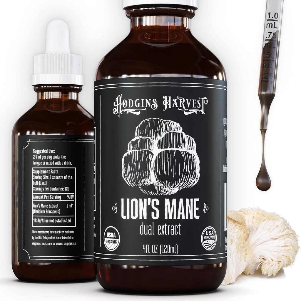 Hodgins Harvest lion's mane tincture benefits