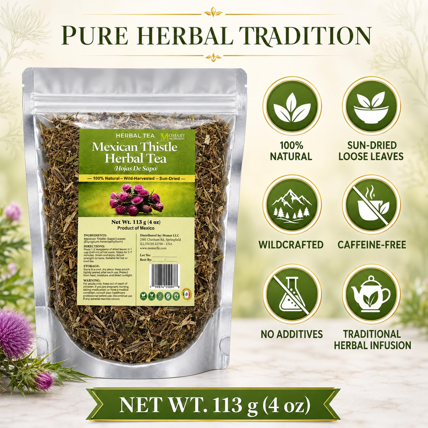 Hojas de Sapo loose leaf tea