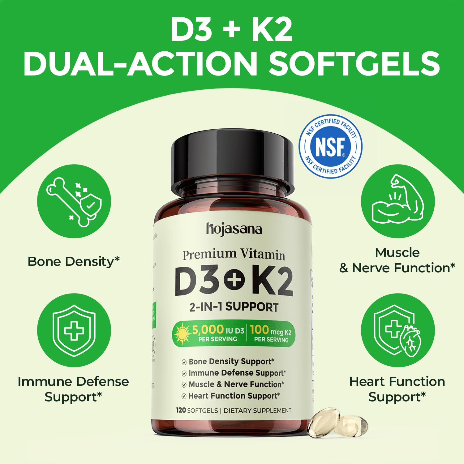 HojaSana softgels for daily wellness