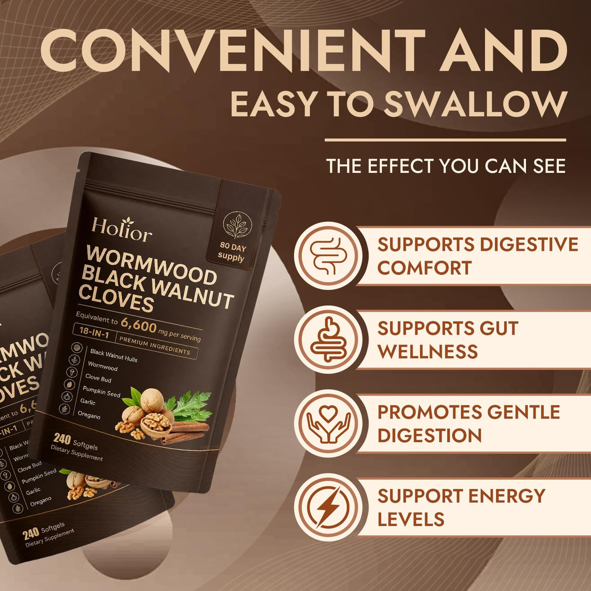 Holior softgels for digestive support