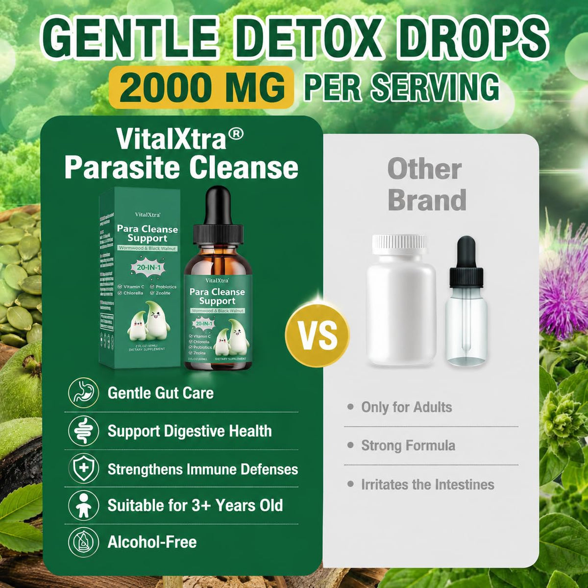 Holistic approach to parasite removal