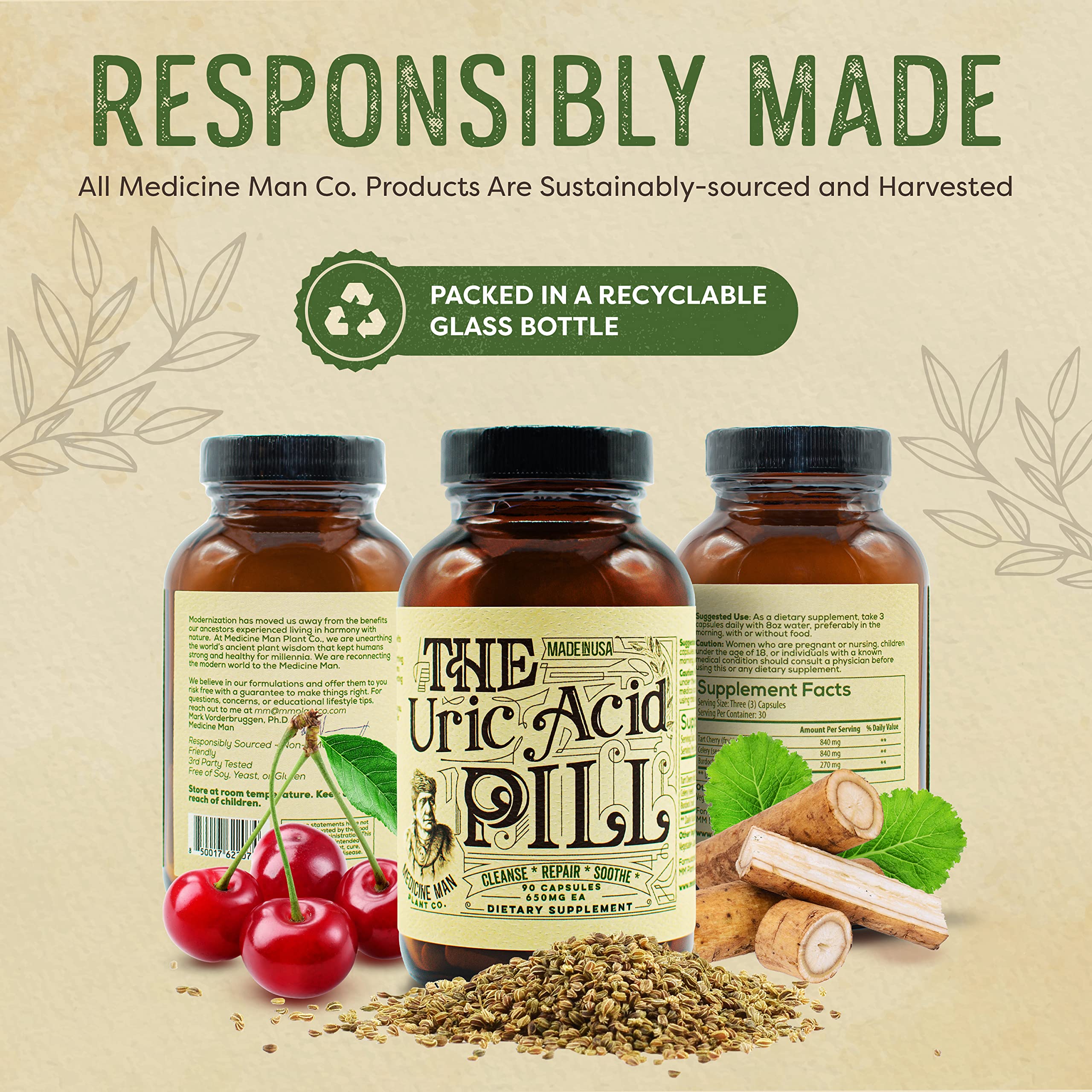 Holistic approach to uric acid balance