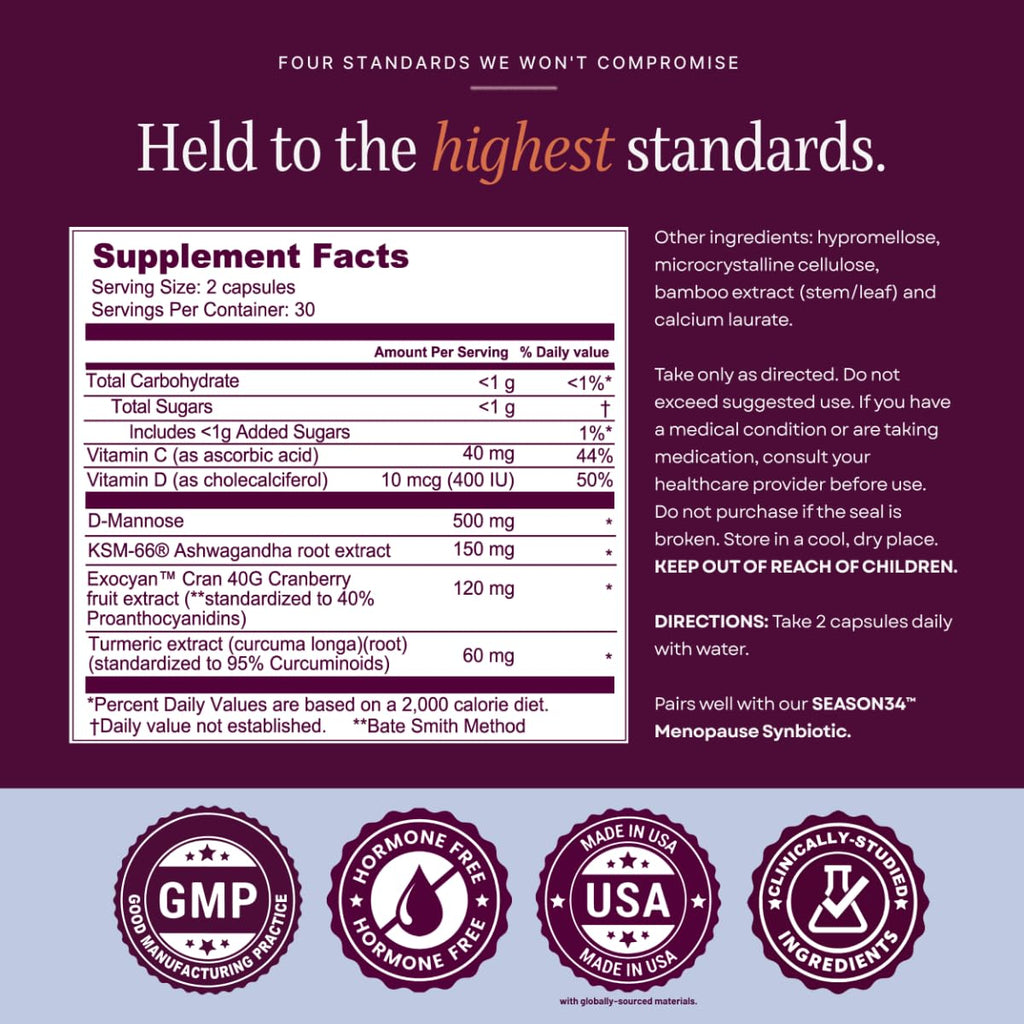 Holistic approach to urinary wellness