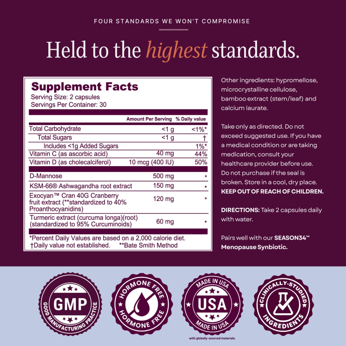 Holistic approach to urinary wellness