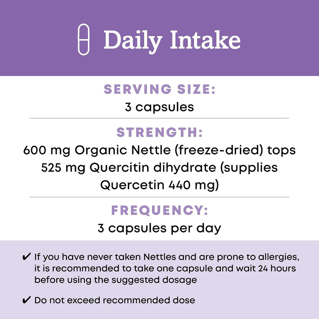 holistic approach with nettle quercetin