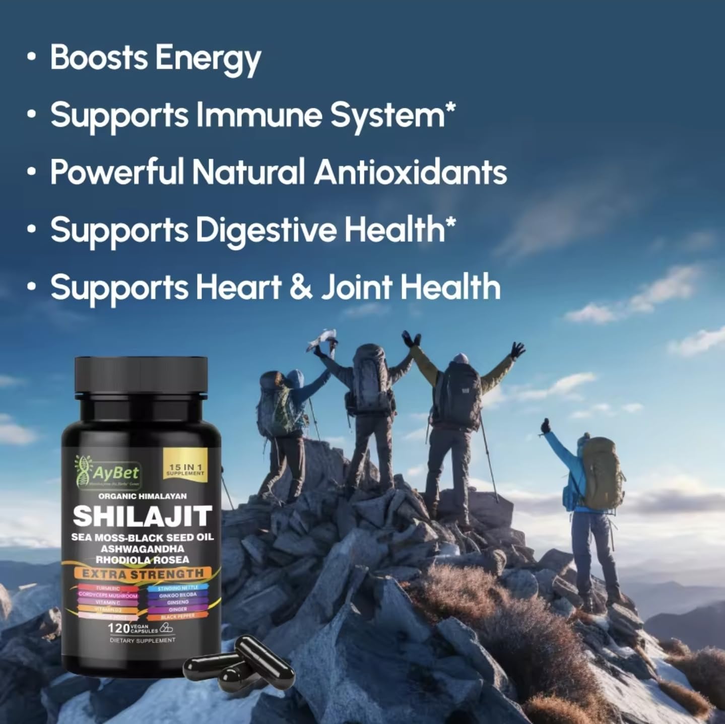 Holistic approach with Shilajit and sea moss