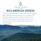 Holistic Bin ginseng for energy