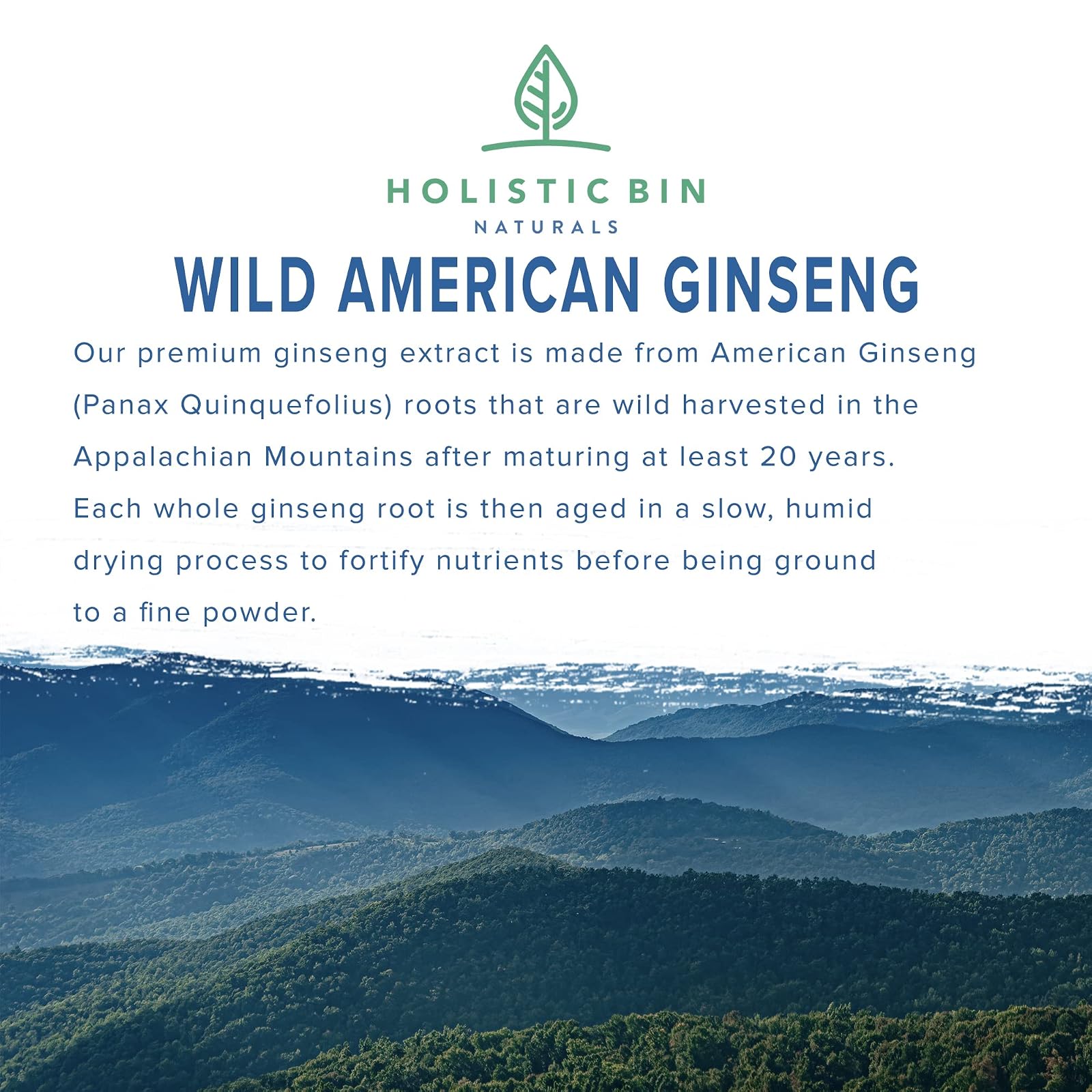 Holistic Bin ginseng for energy