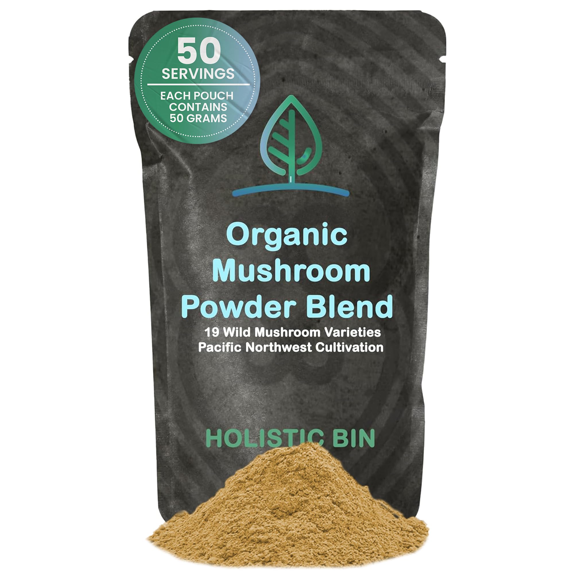 Holistic Bin mushroom blend powder