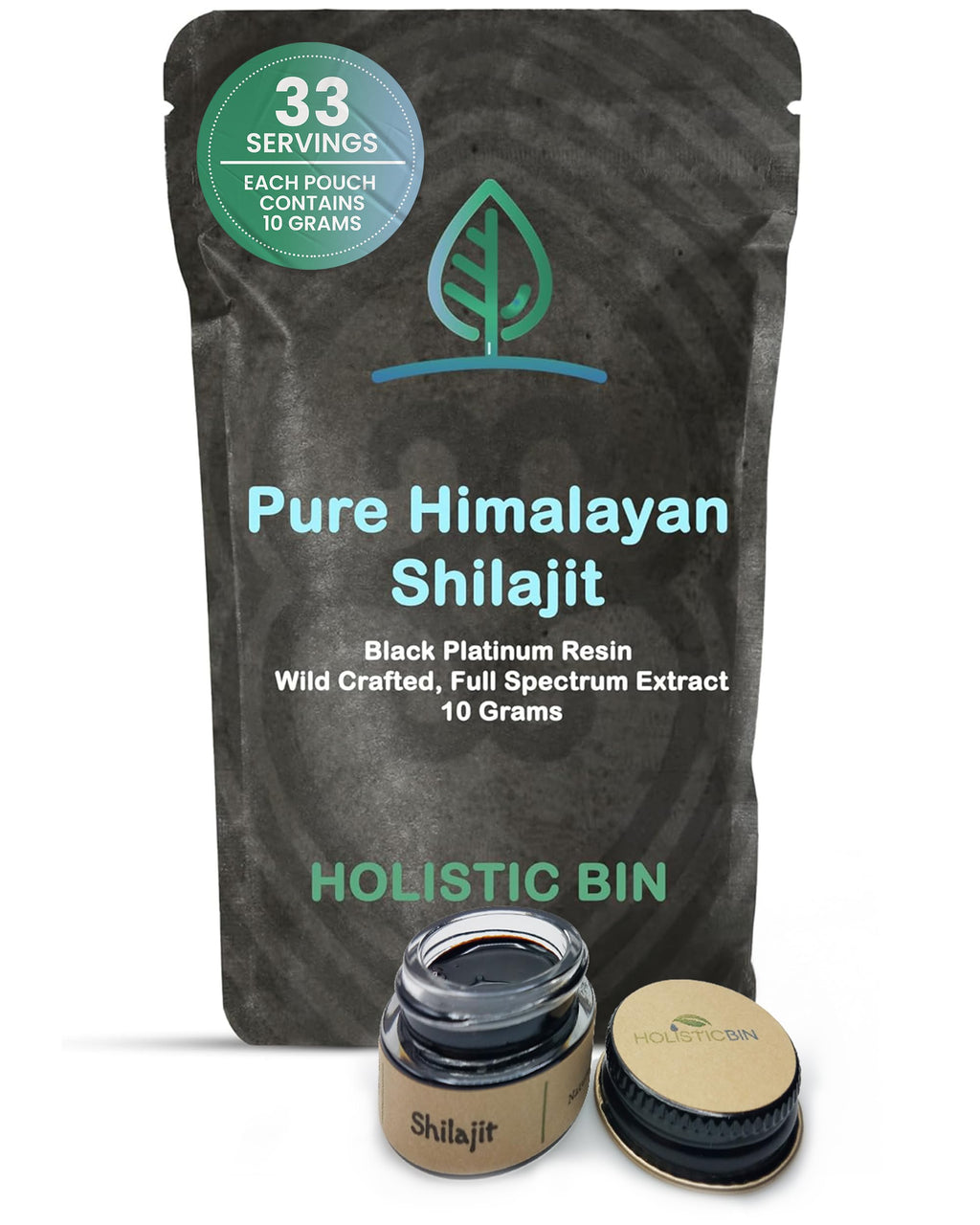 Holistic Bin Shilajit trace minerals supplement
