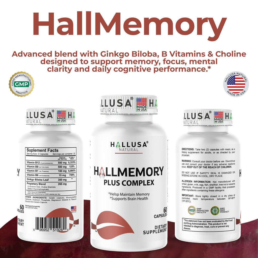 Holistic brain health with HallMemory Plus