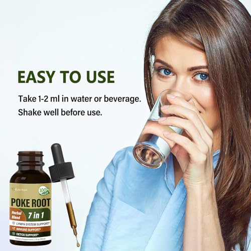 Holistic cleanse with Poke Root Drops