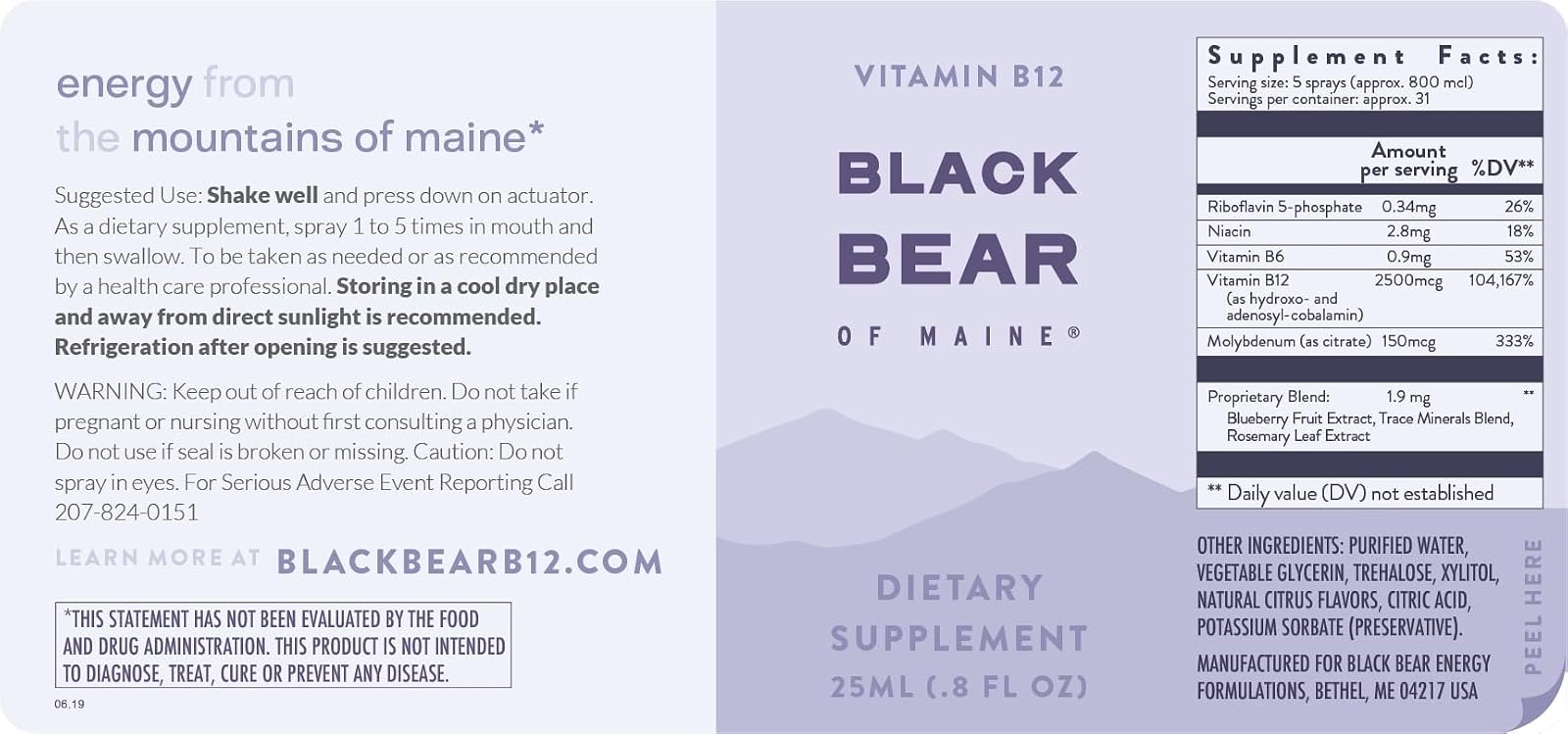 Holistic Health B12 for daily vitality