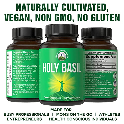 holistic health benefits of holy basil