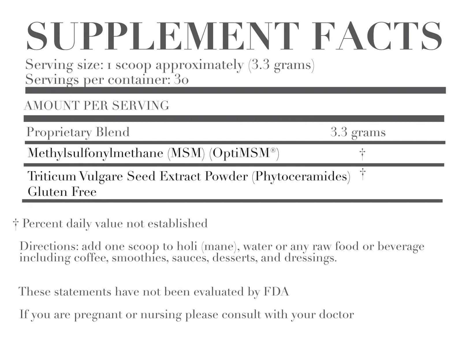 holistic health blended supplements