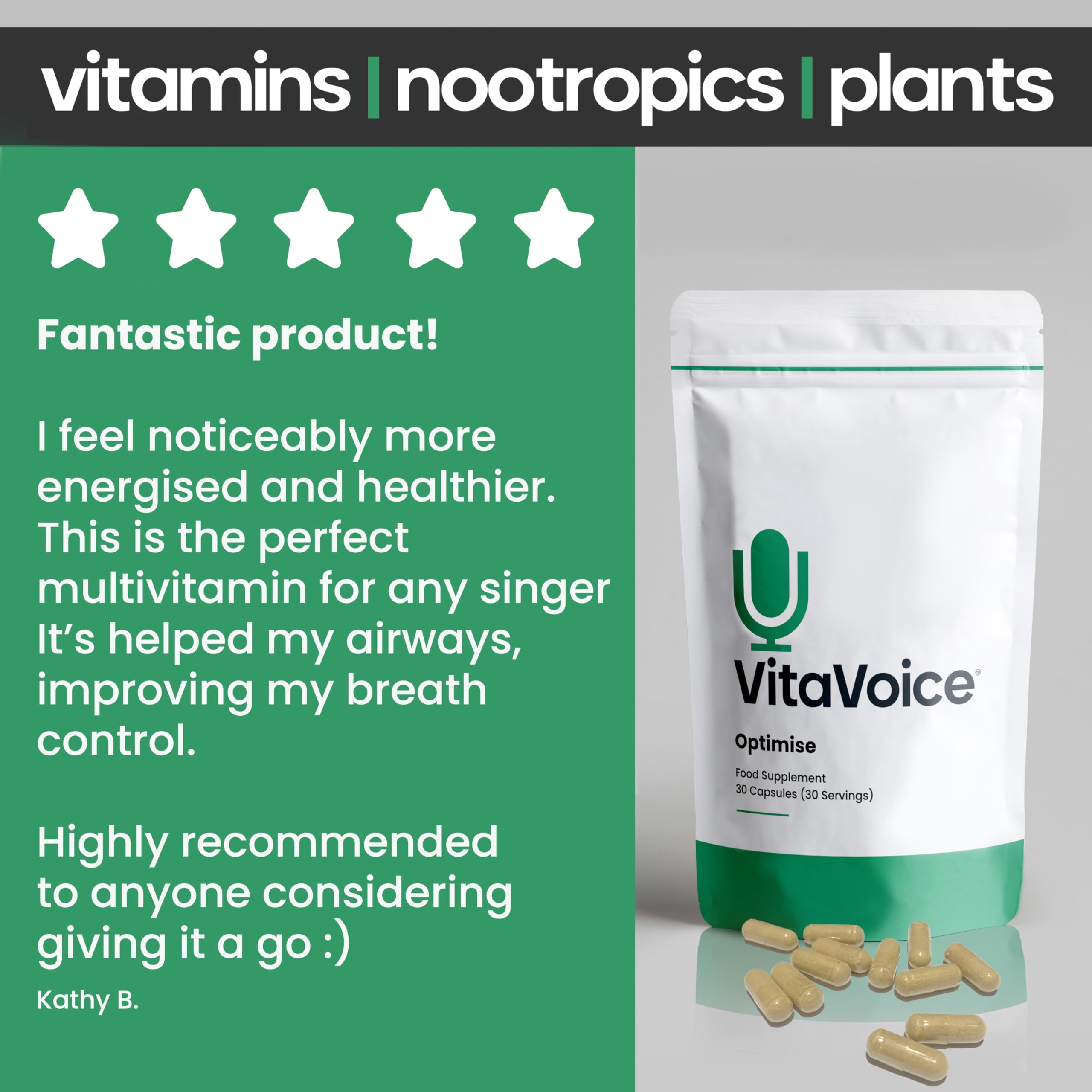 holistic health blended vitamin & mineral supplements