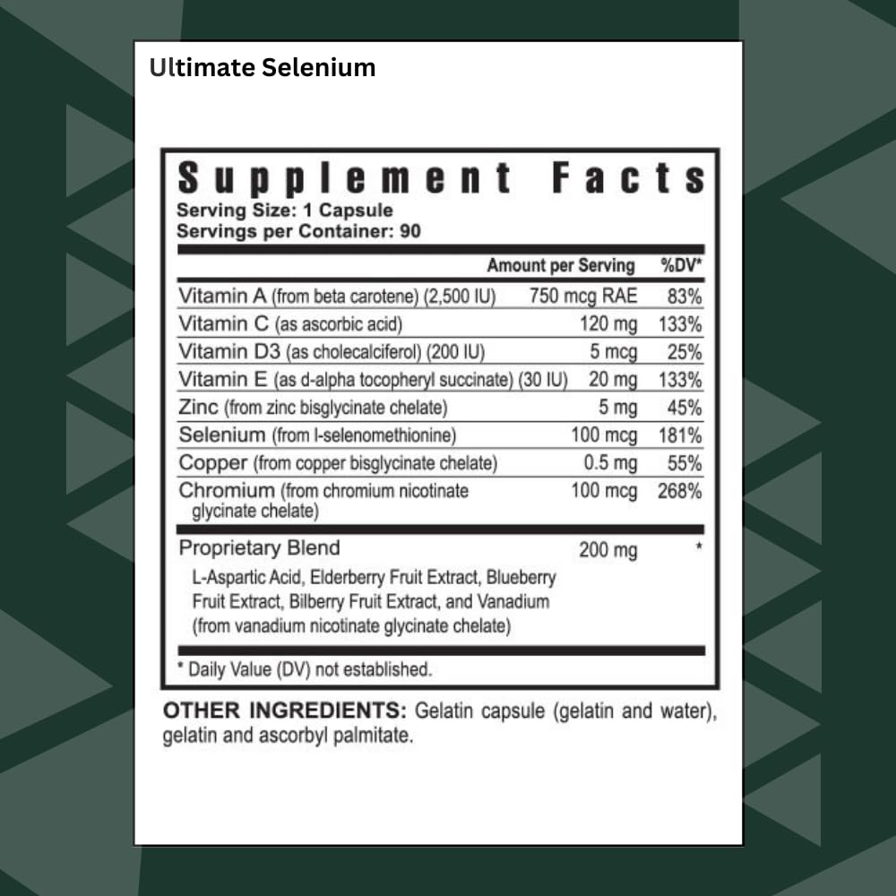 holistic health blended vitamin & mineral supplements