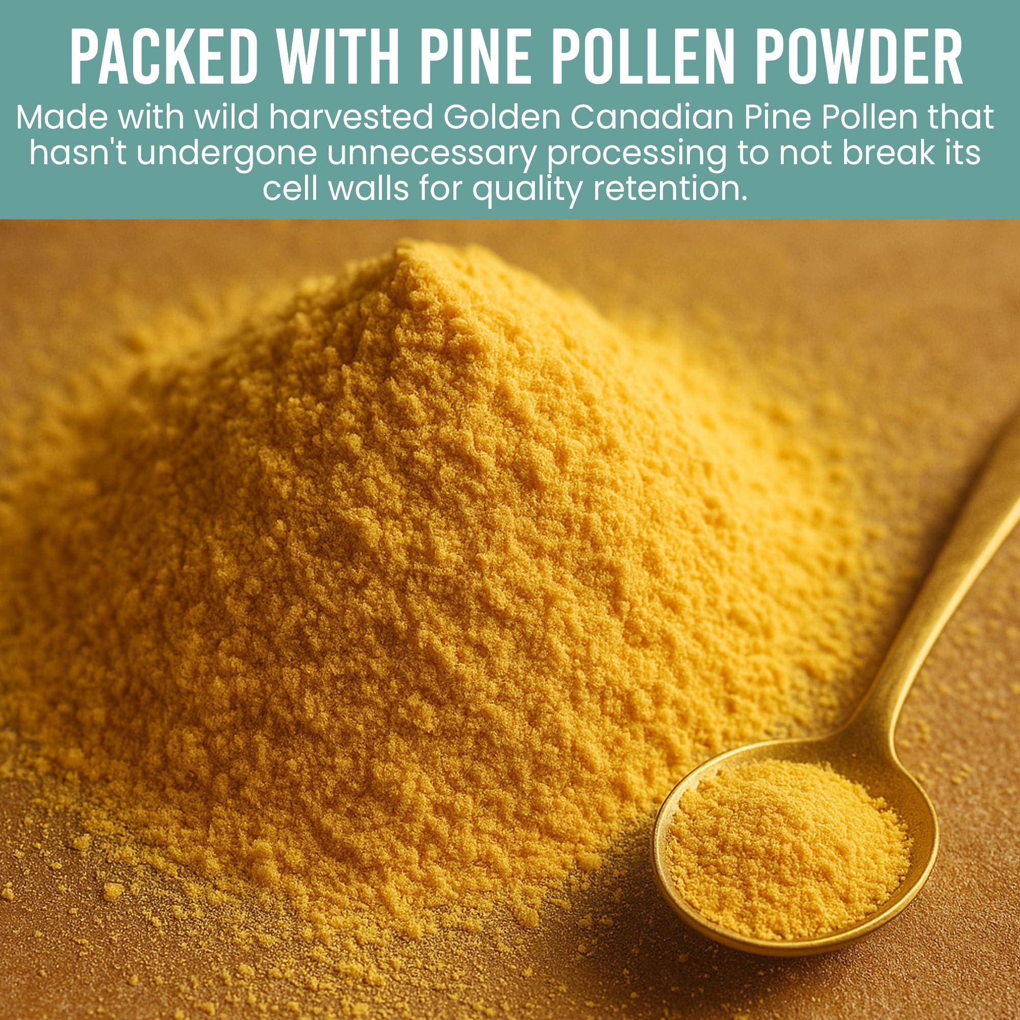 holistic health pine pollen powder