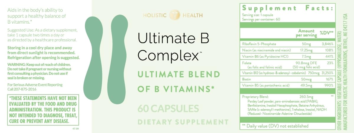 Holistic Health vitamin B benefits