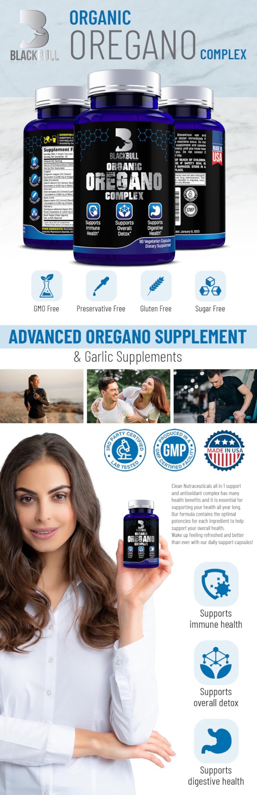 holistic health with black garlic oil