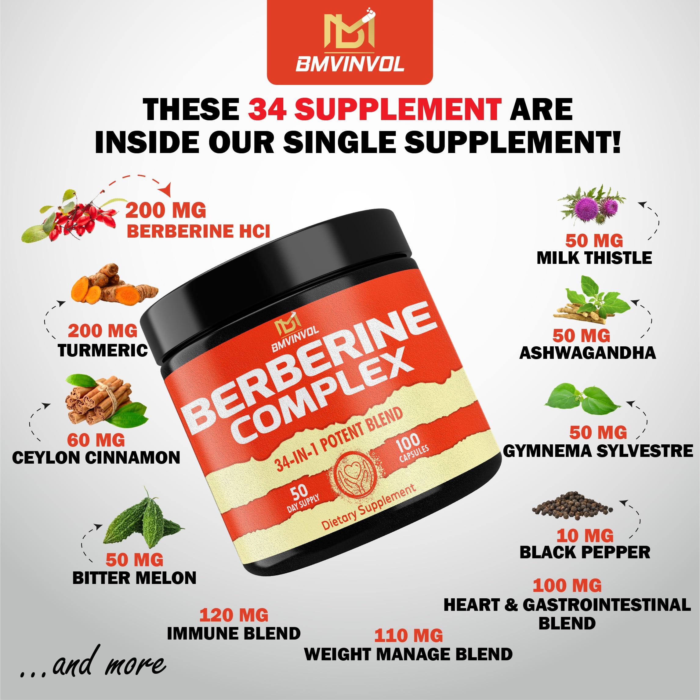 holistic health with BMVINVOL berberine