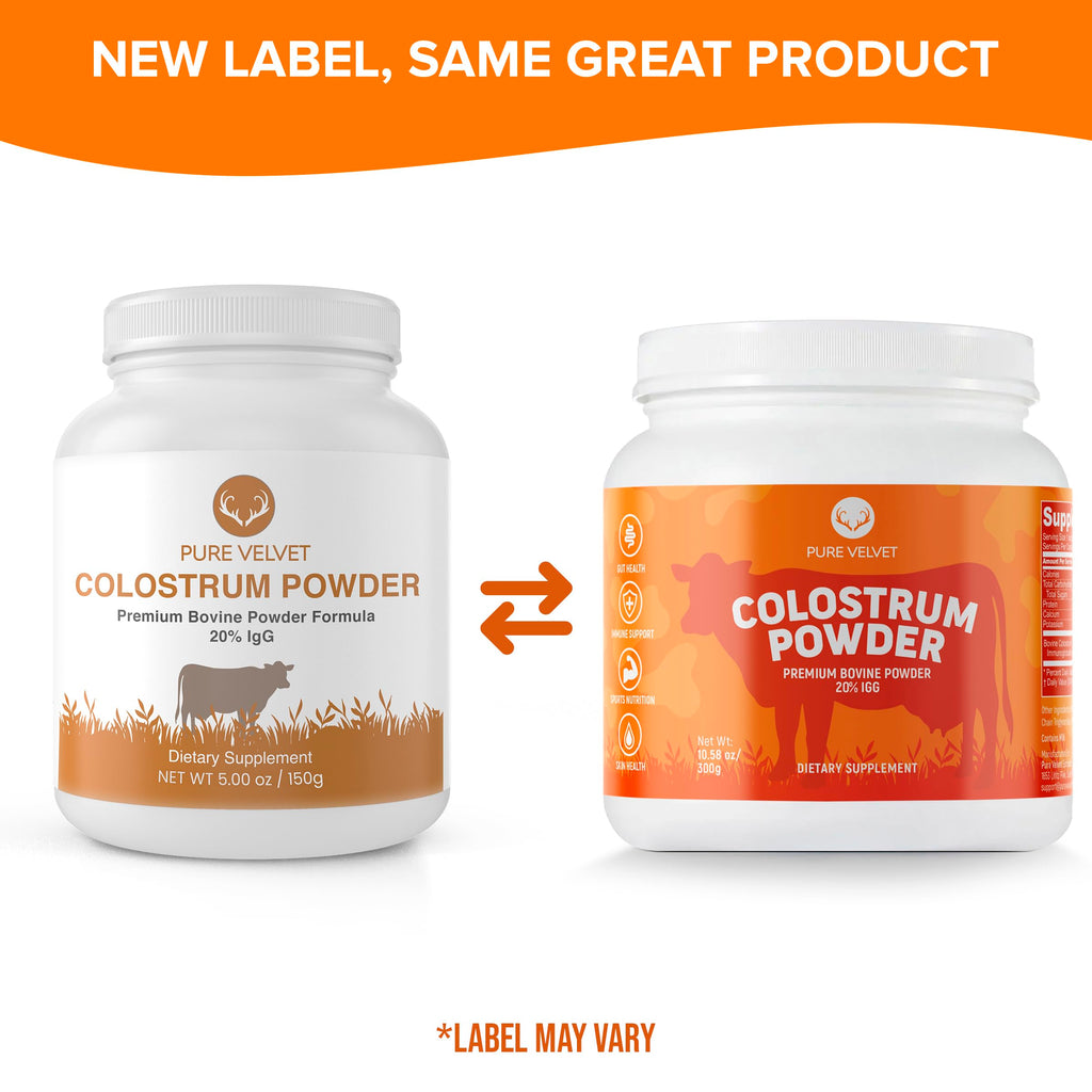 Holistic health with colostrum powder