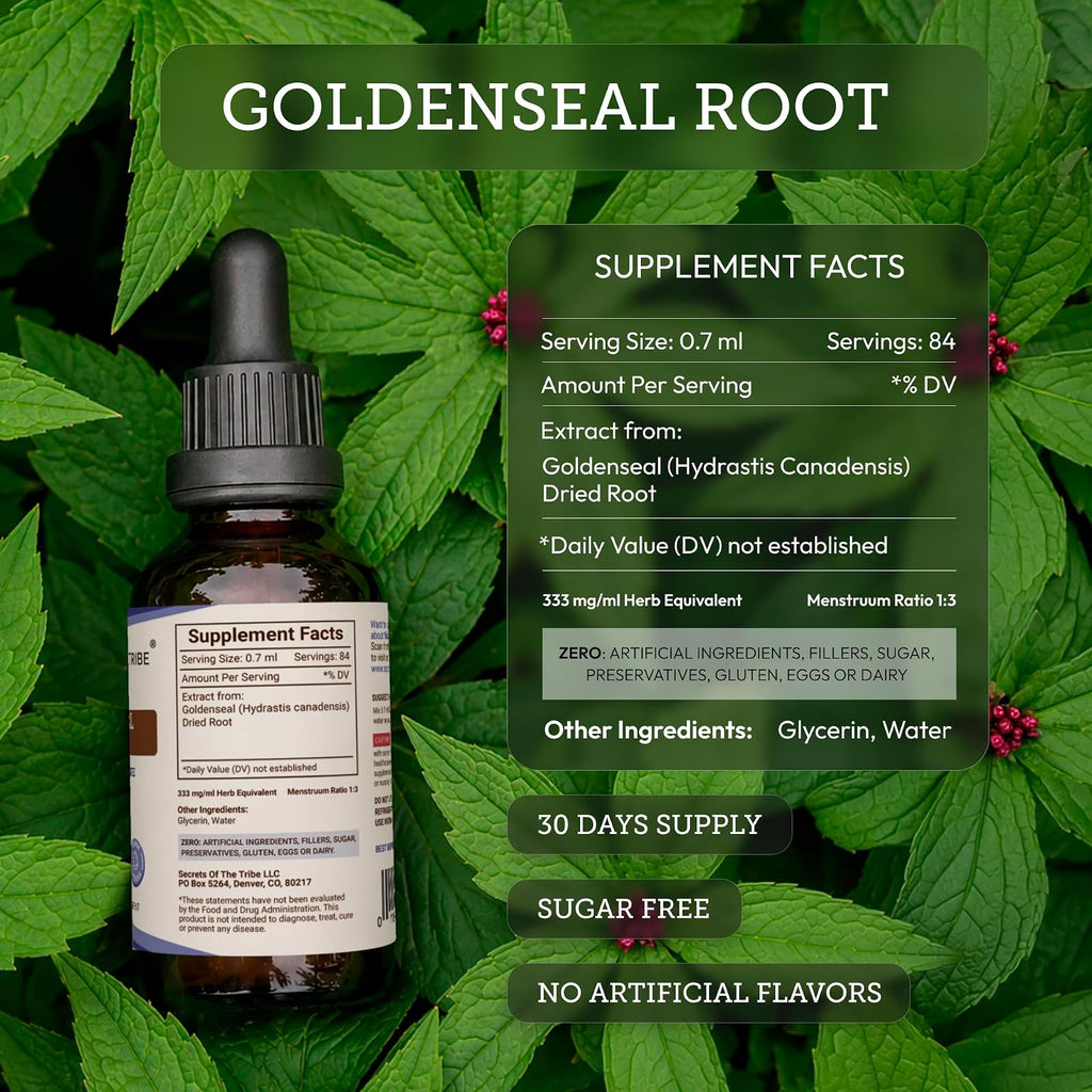 Holistic health with goldenseal root