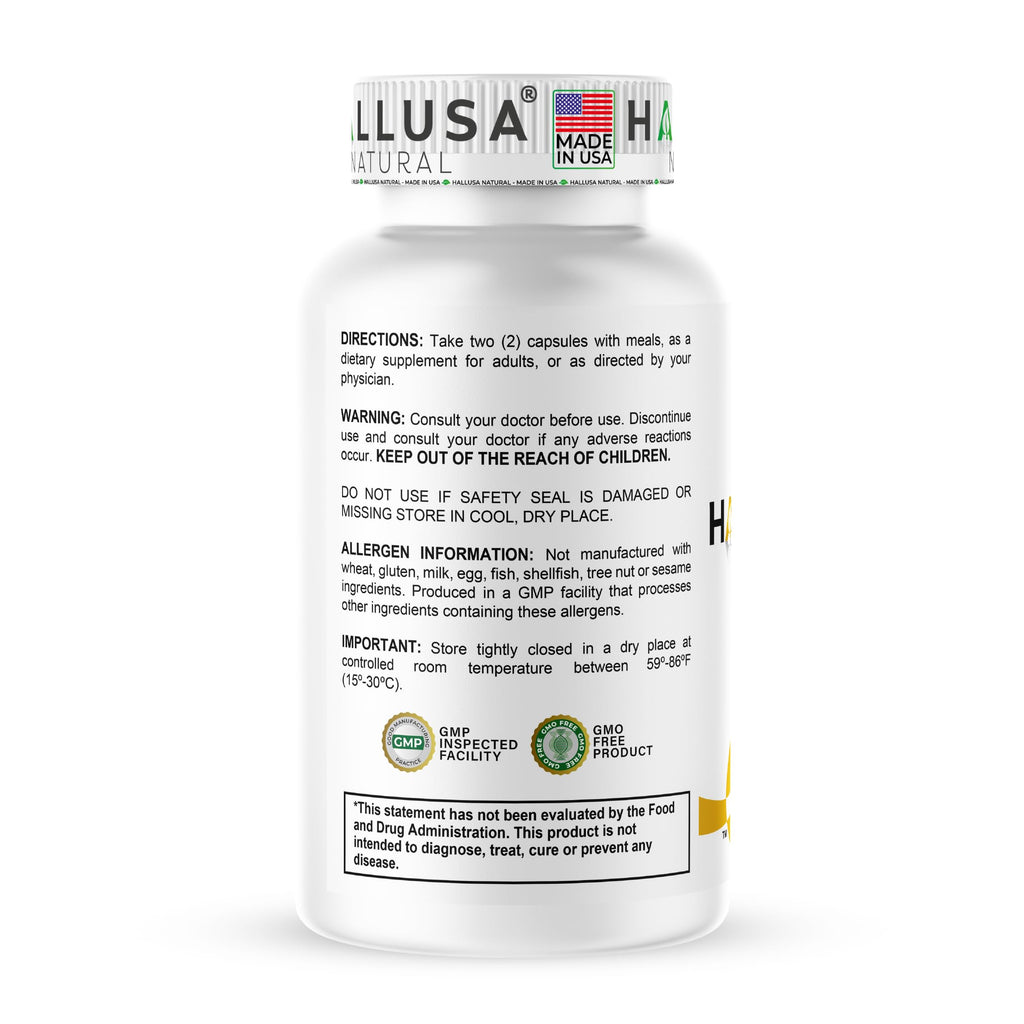 Holistic health with Hallusa supplements