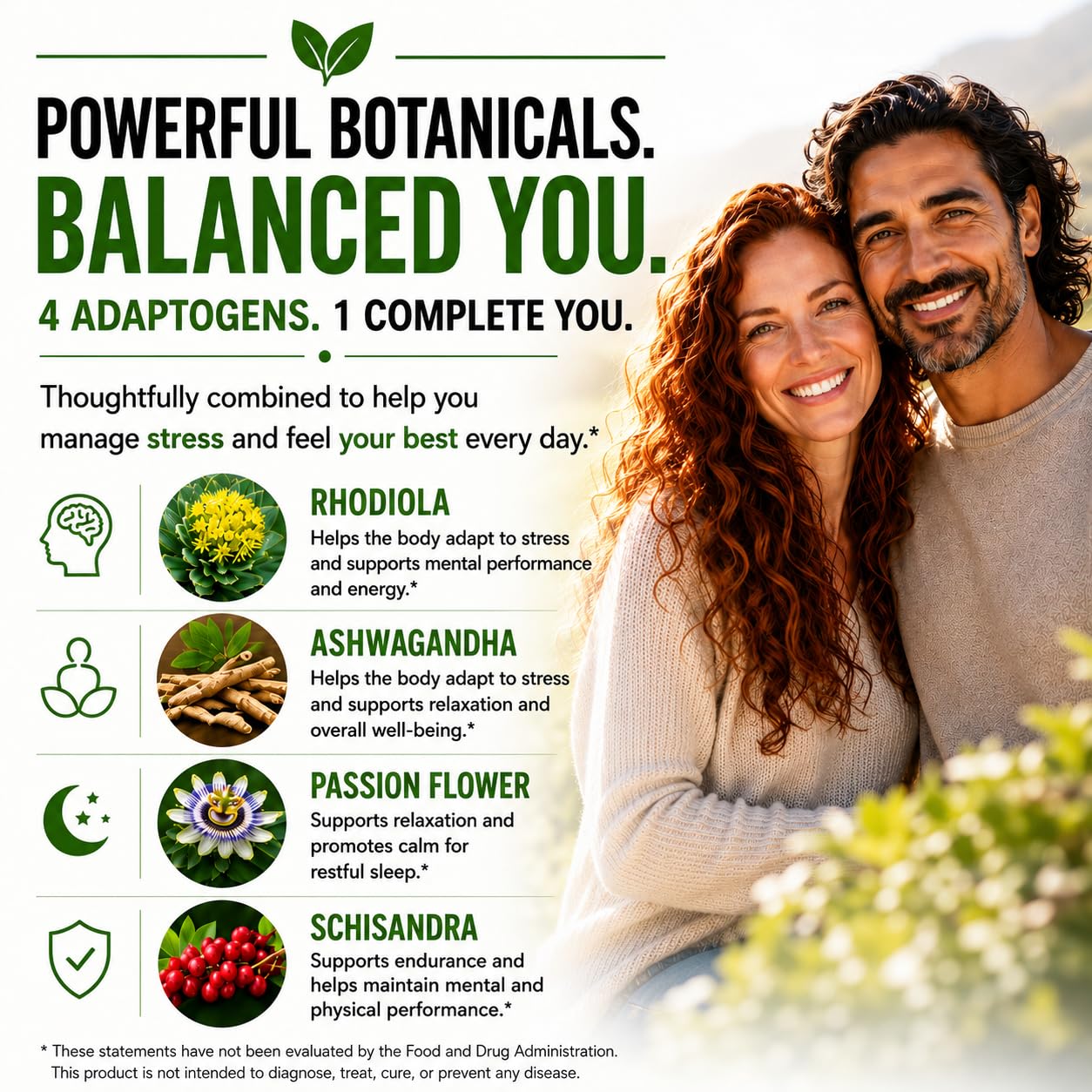Holistic health with herbal ingredients