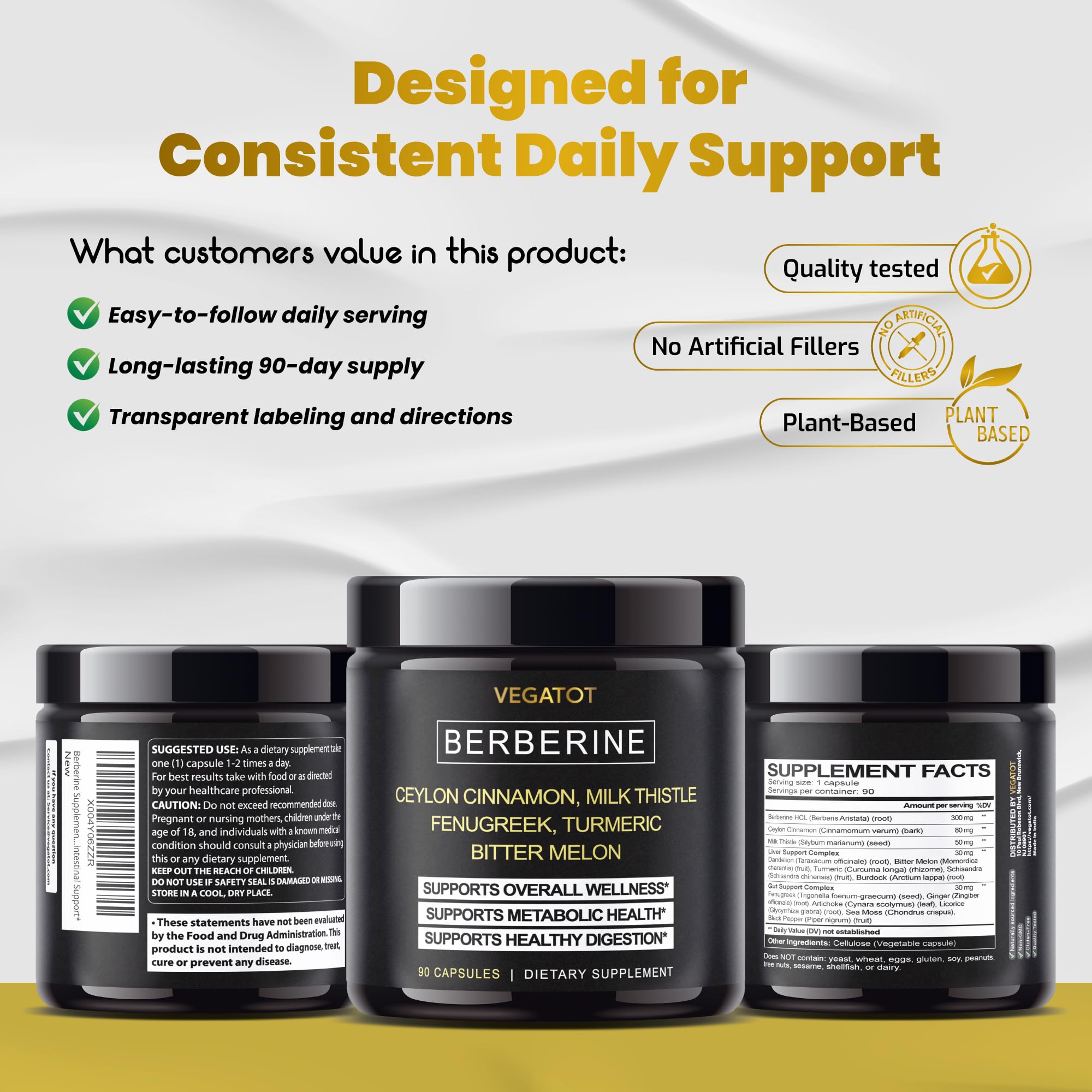 Holistic health with herbal supplements