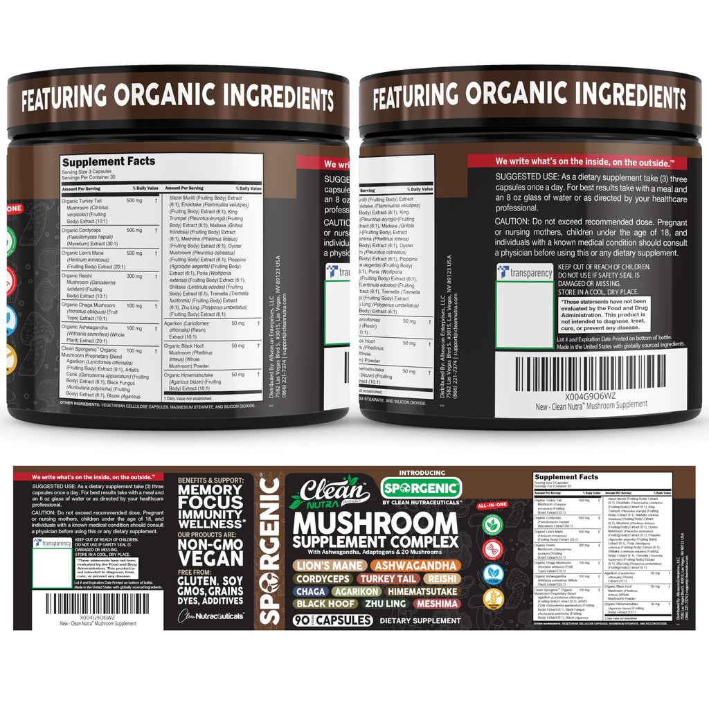 holistic health with mushroom blend