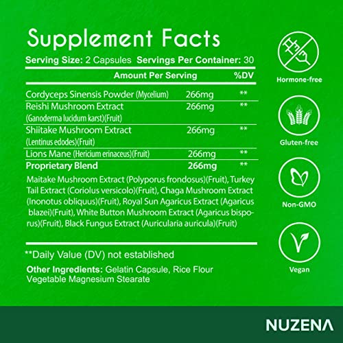 Holistic health with mushroom capsules