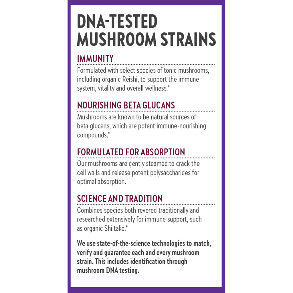 Holistic health with reishi and shiitake