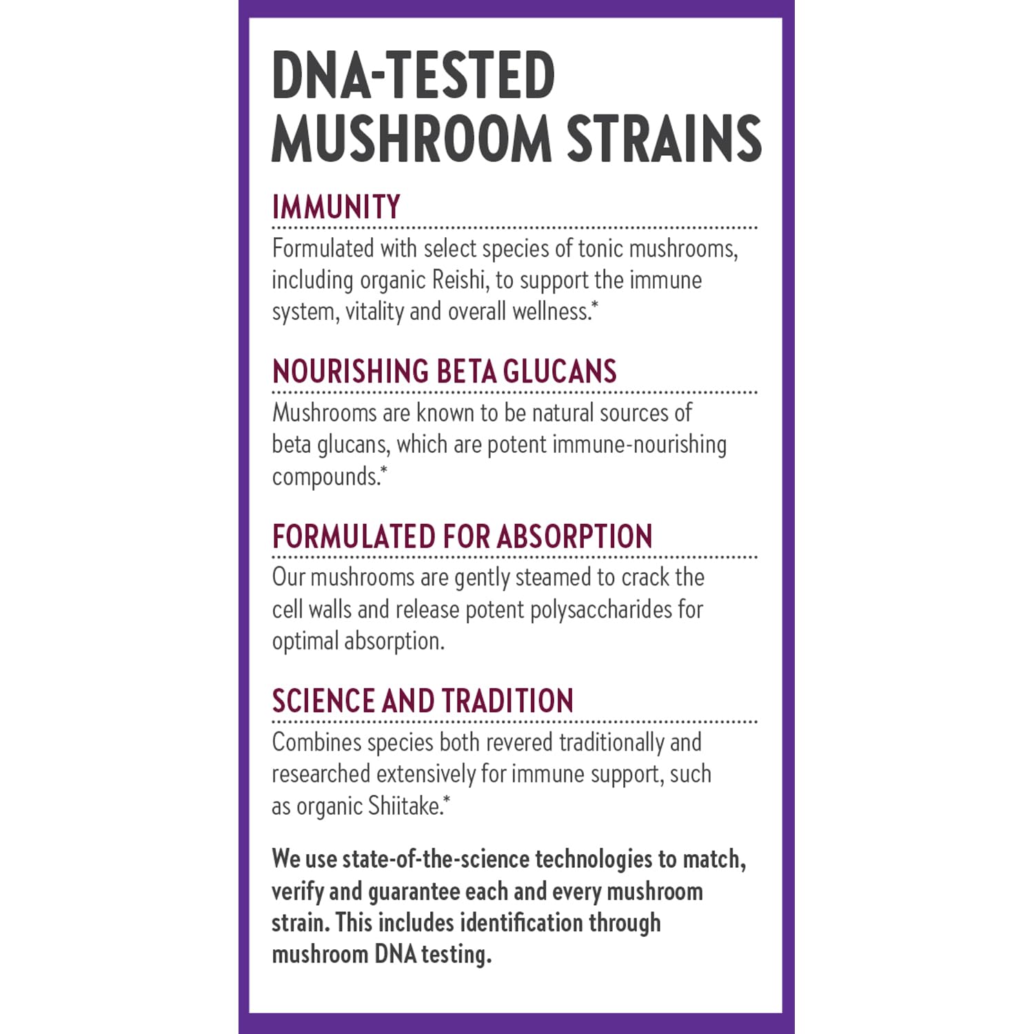 Holistic health with reishi and shiitake