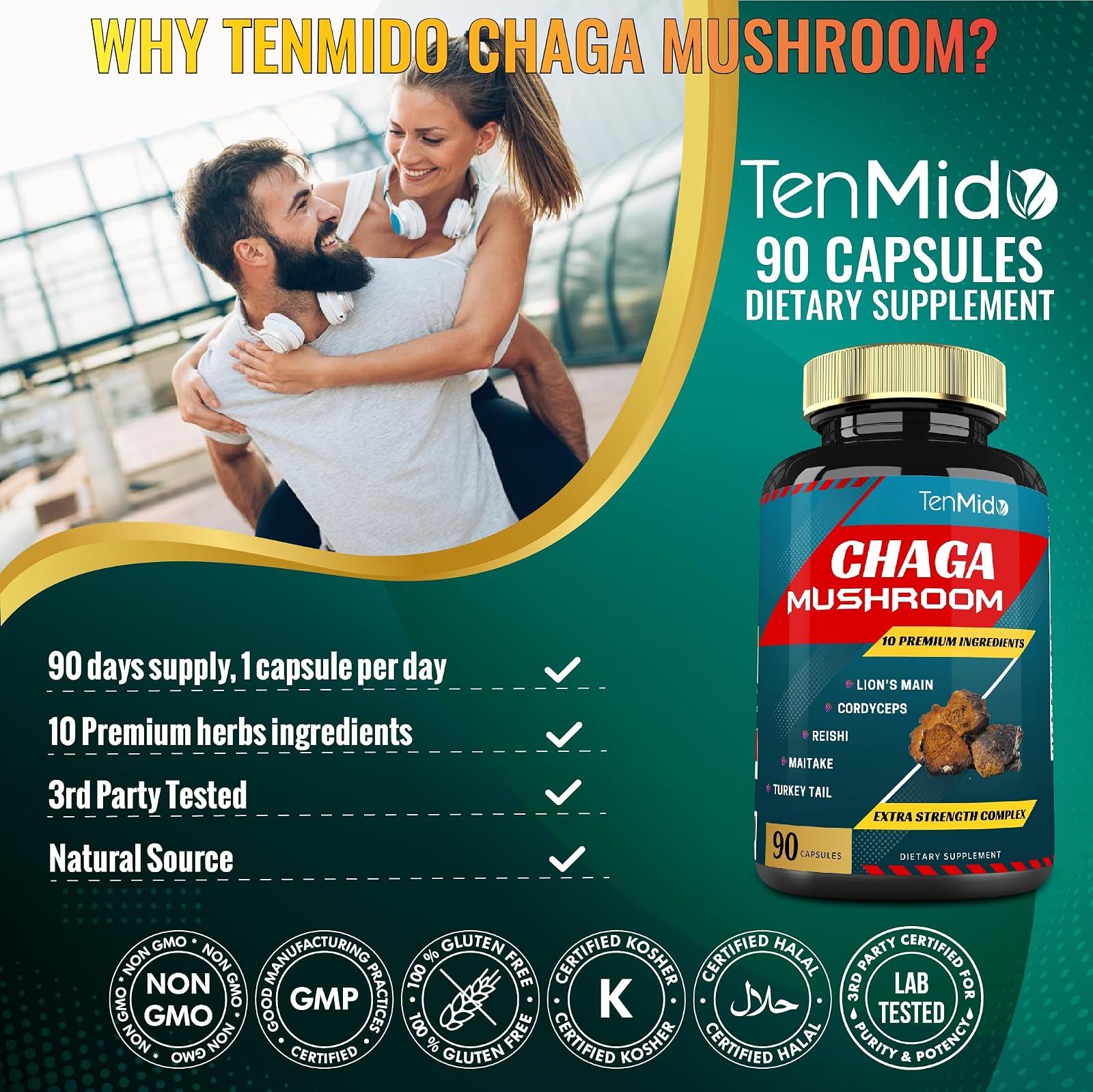Holistic health with Tenmido mushrooms