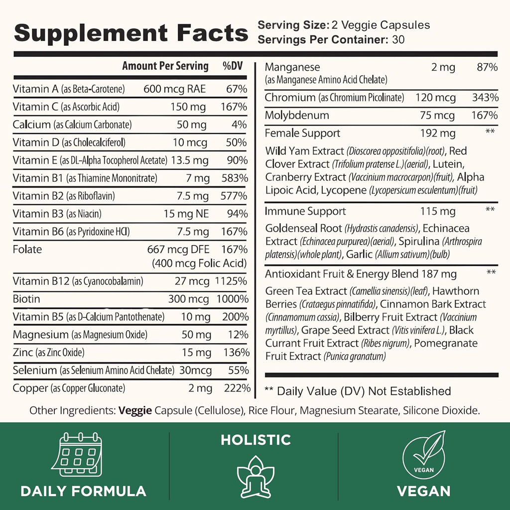 holistic health with TODICAMP vitamins