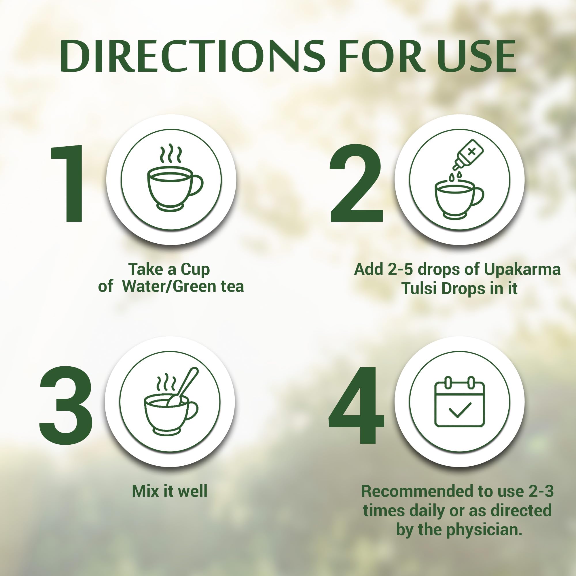 Holistic health with UPAKARMA drops
