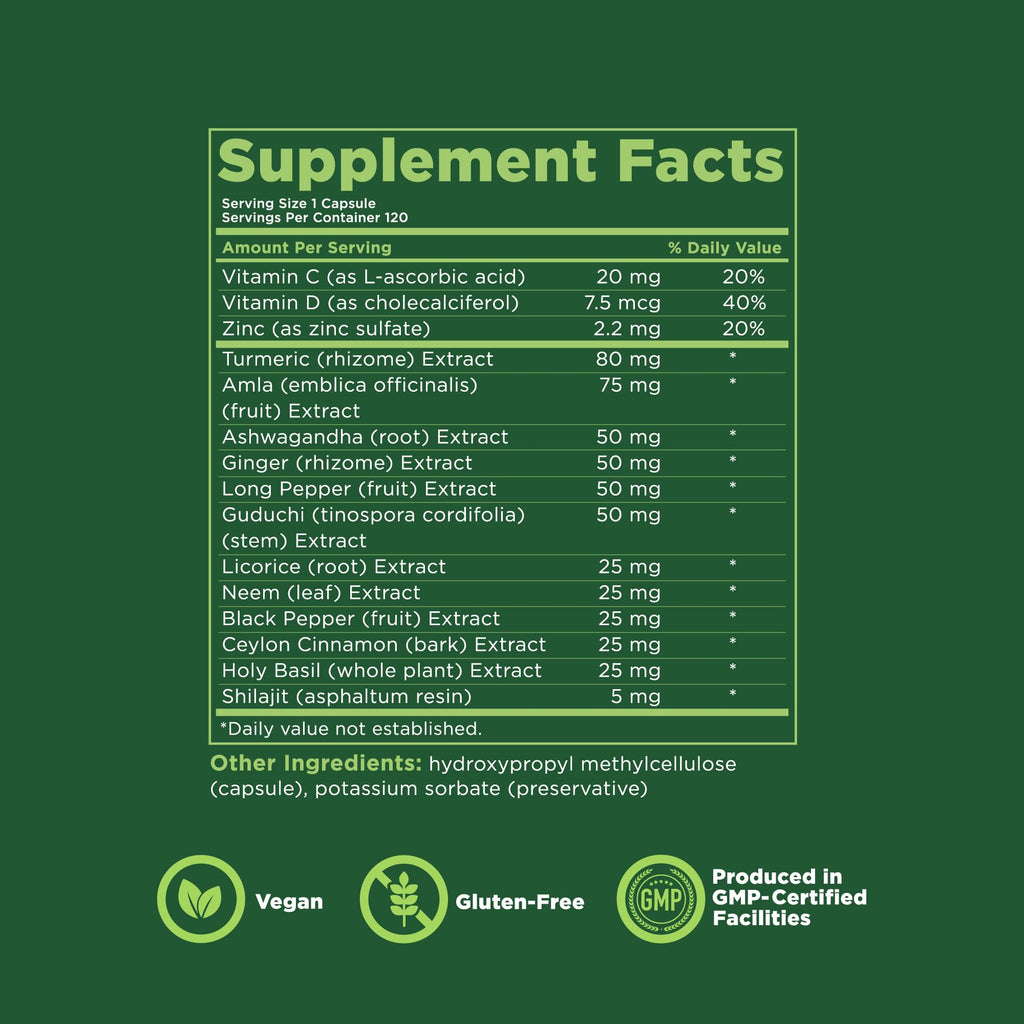 holistic immune support with turmeric