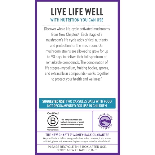 Holistic mushroom supplement for vitality