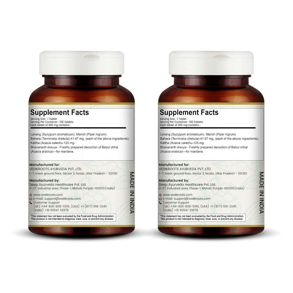 holistic respiratory aid with Lavangadi Vati