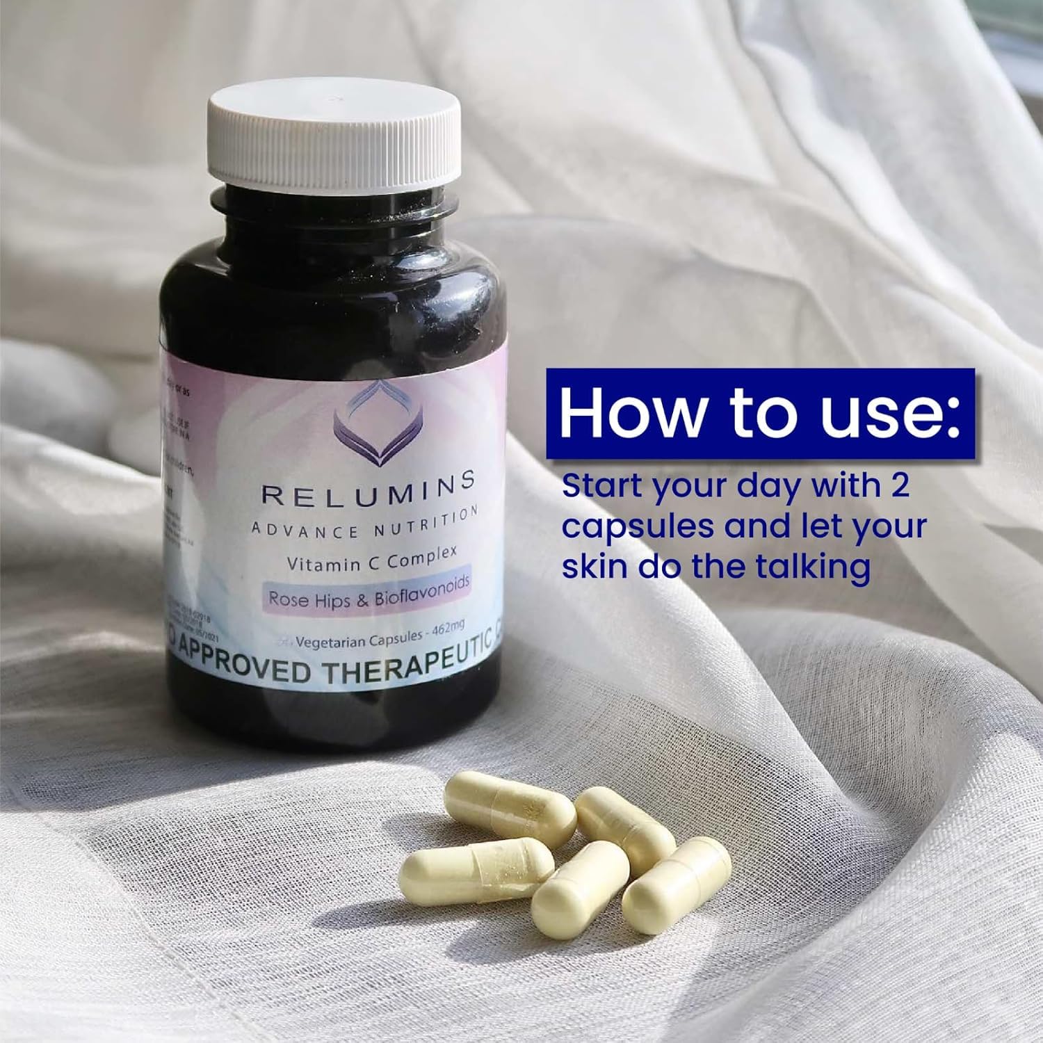 Holistic skin care with blended vitamin & mineral supplements
