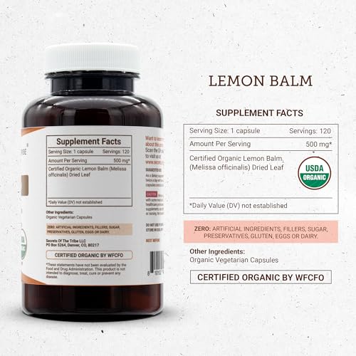 holistic support with lemon balm capsules