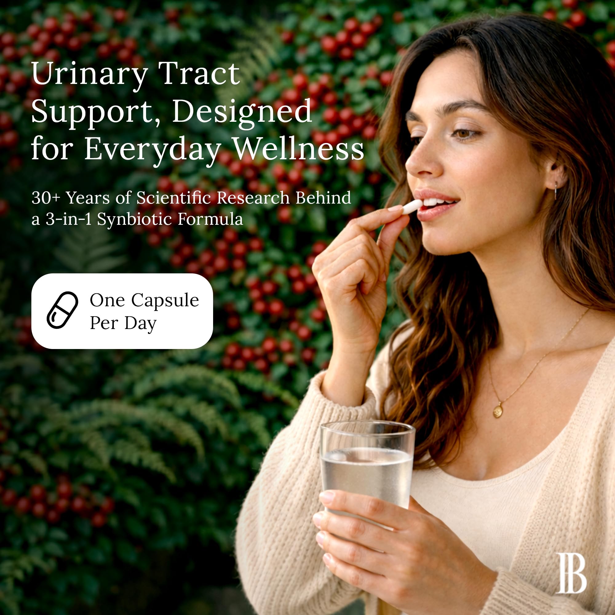 Holistic urinary support with cranberries