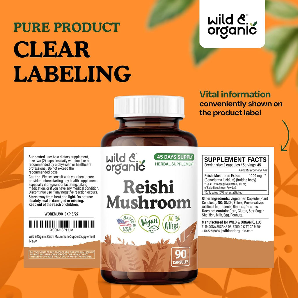 Holistic wellness with Wild & Organic Reishi