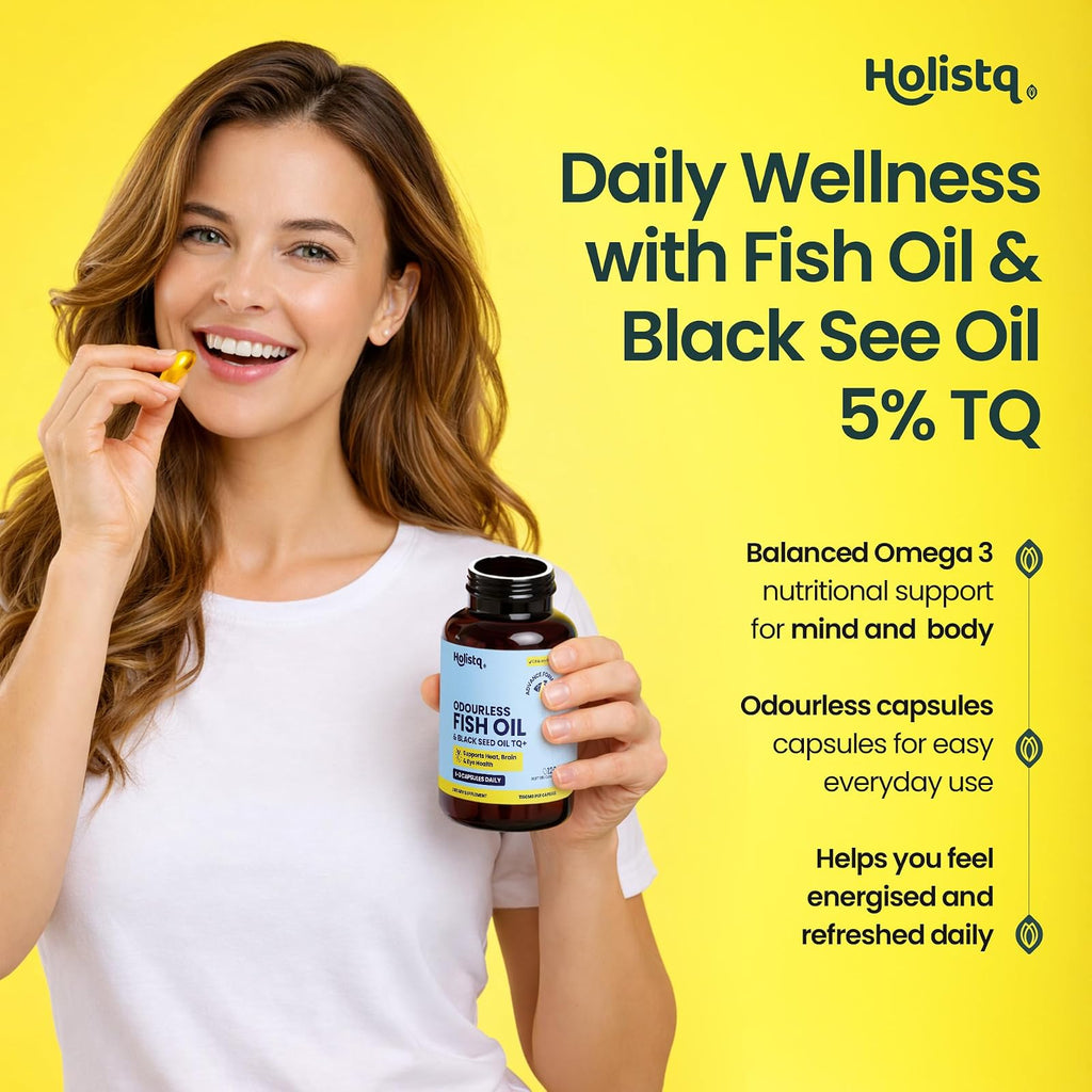 Holistq black seed oil softgels